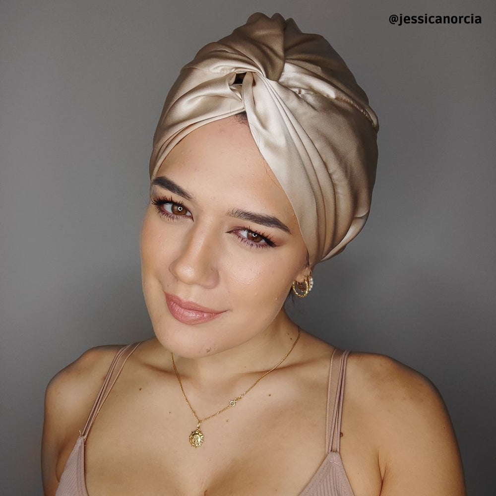 Cuffia di Seta Per Capelli | Caramel – Offtopic