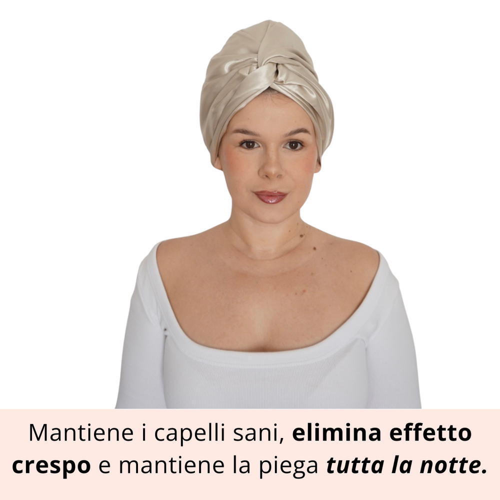 Cuffia di Seta Per Capelli | Caramel – Offtopic