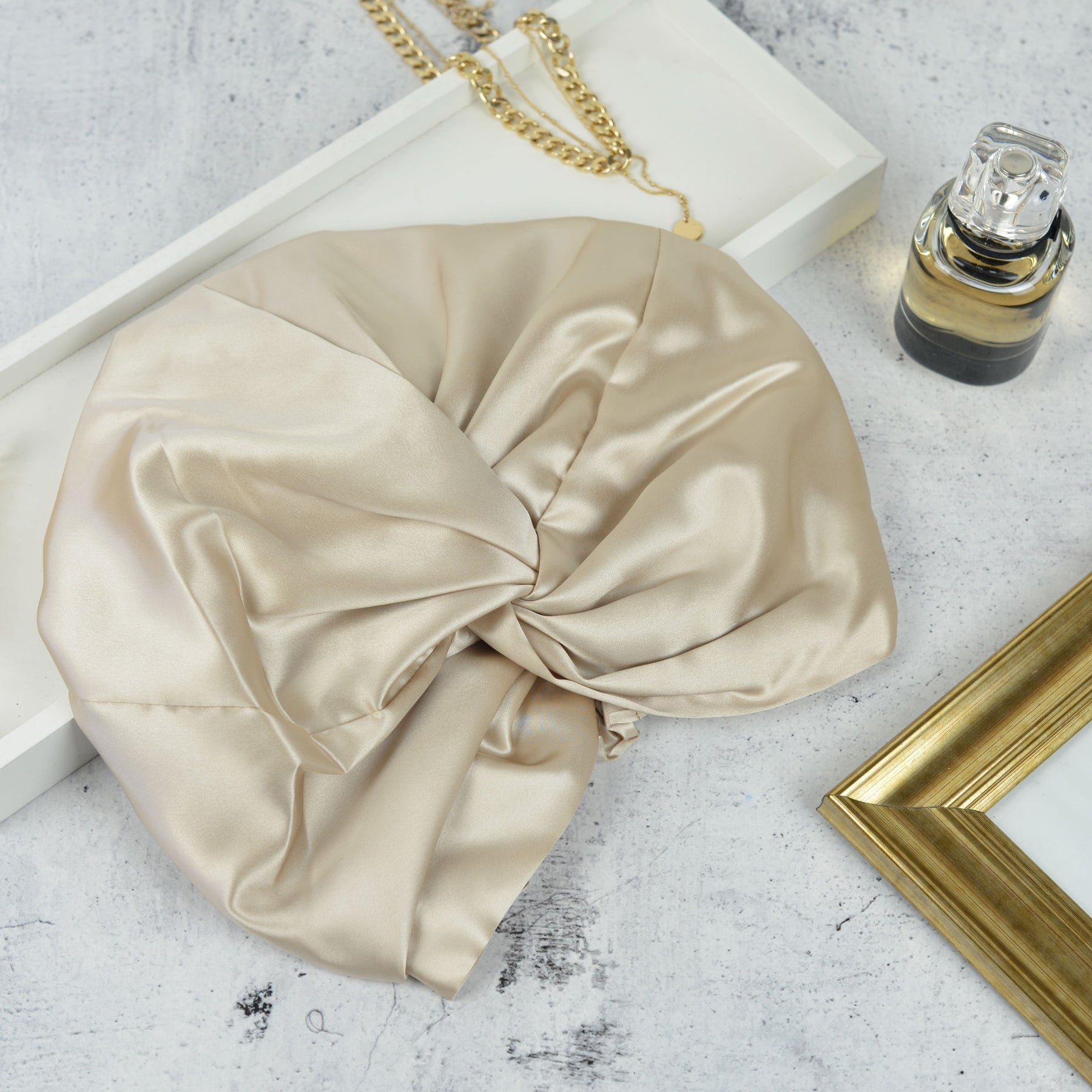 Cuffia di Seta Per Capelli | Caramel – Offtopic